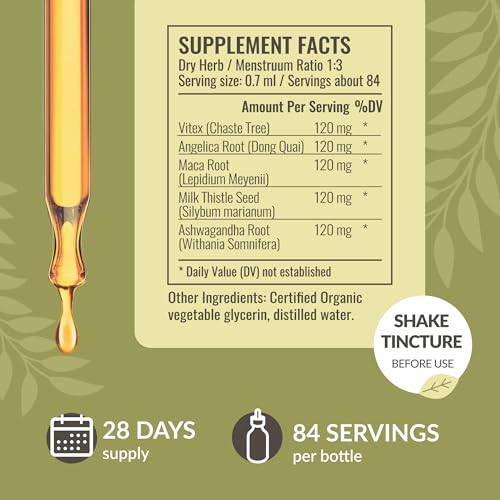 28-day supply of herbal wellness drops
