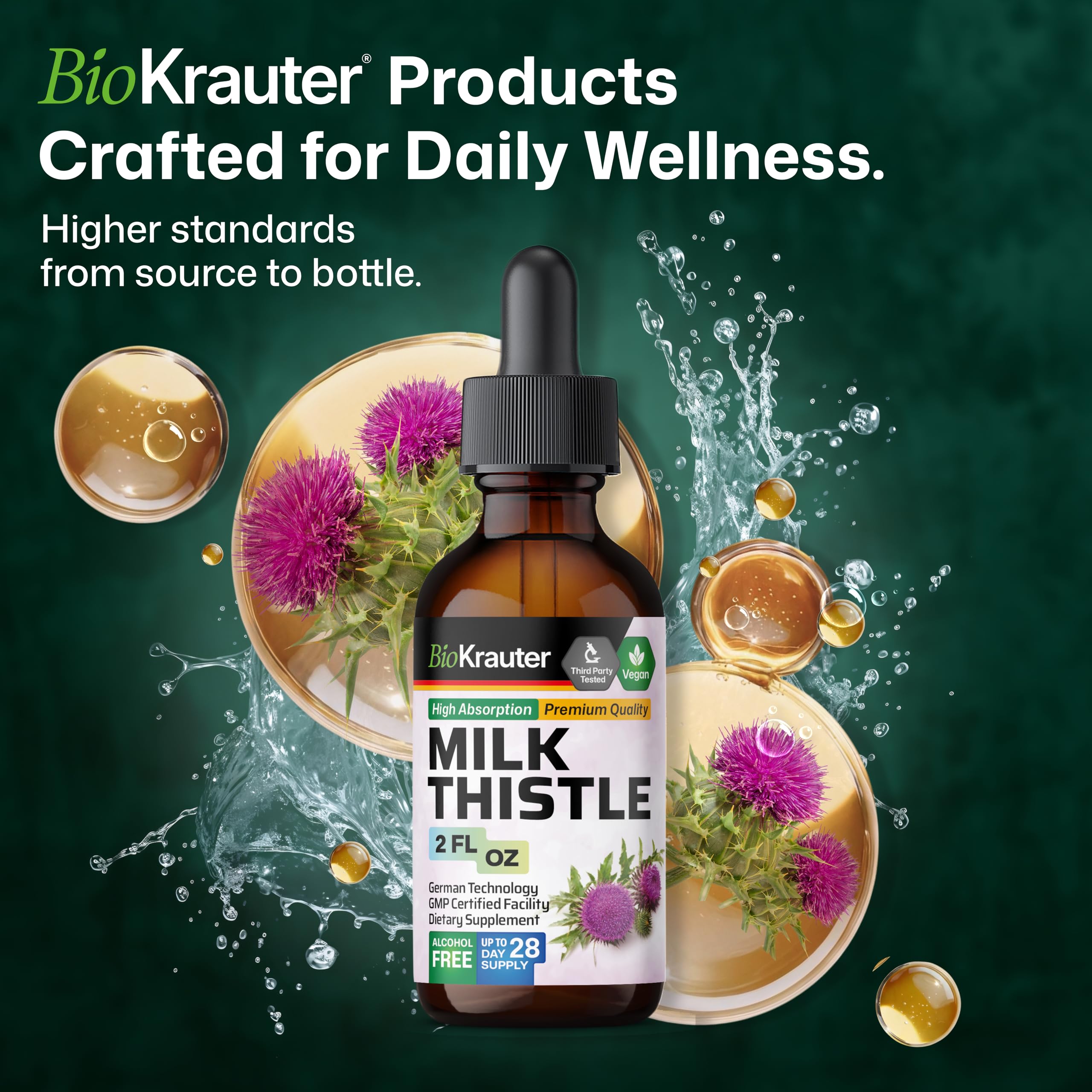 28-day supply of milk thistle
