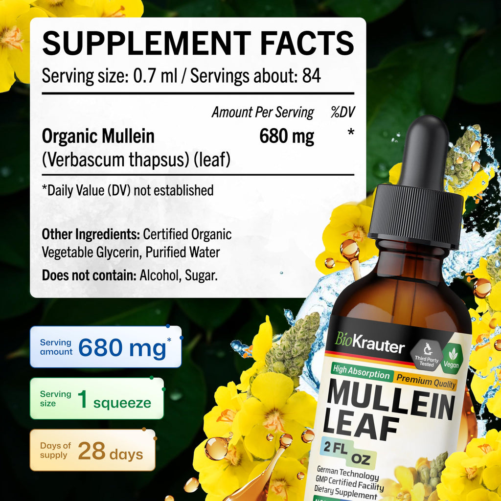 28-day supply of mullein extract