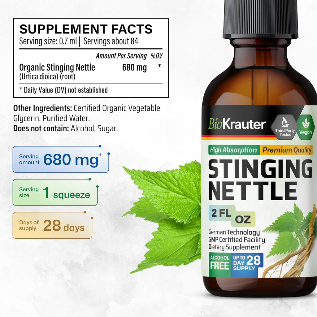 28-day supply of nettle benefits