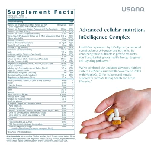 28-day supply of USANA health benefits