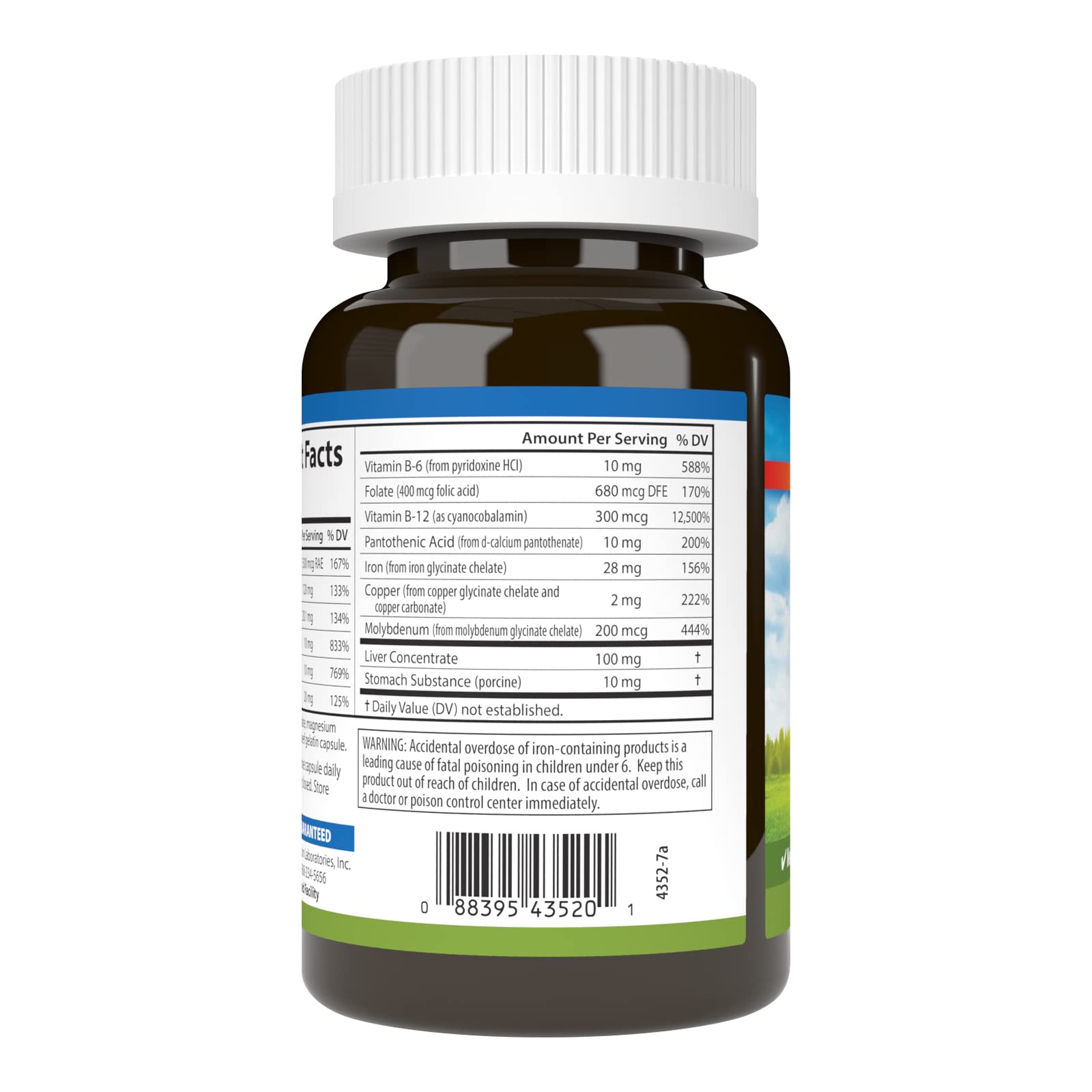 28 mg iron capsules for energy