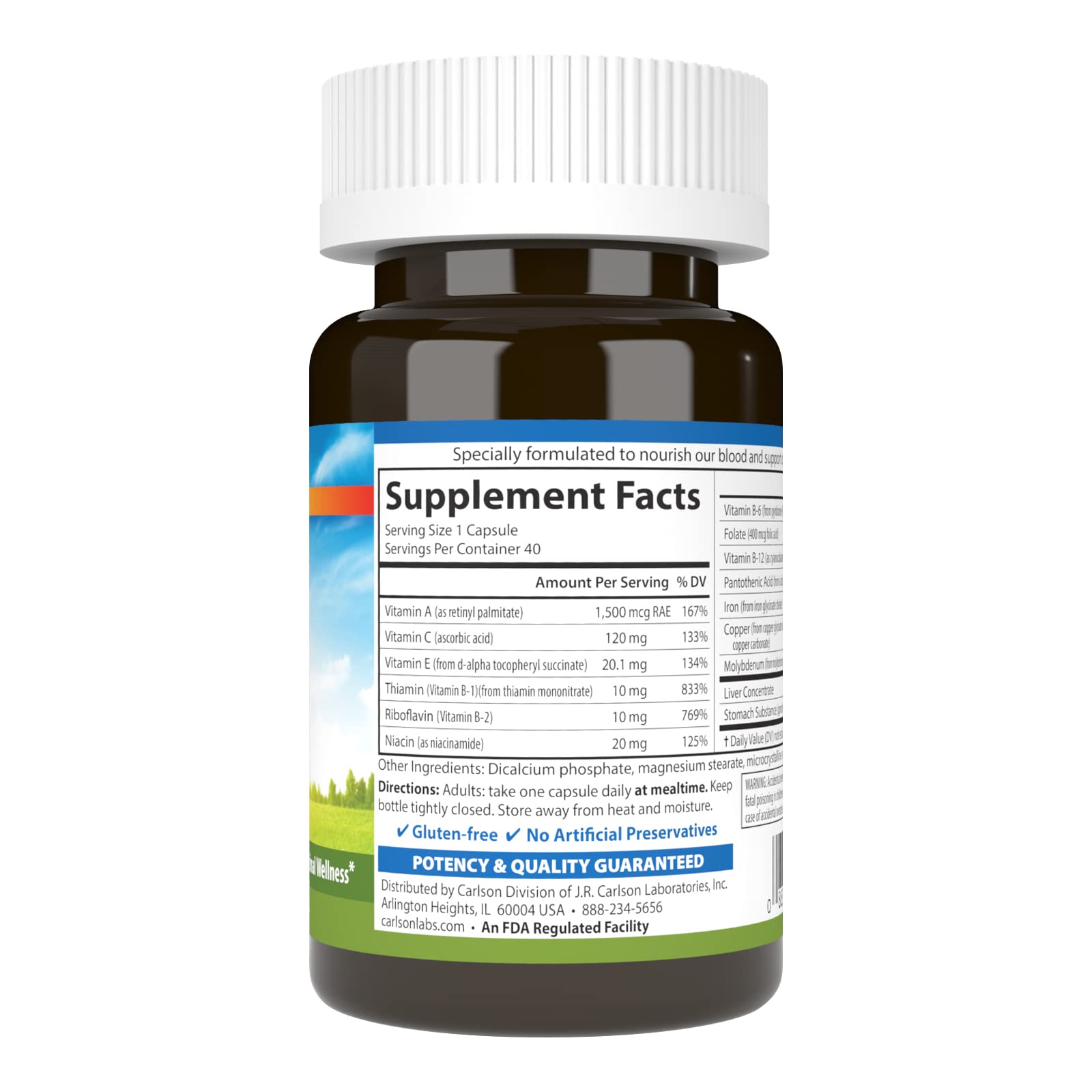 28 mg iron for energy support