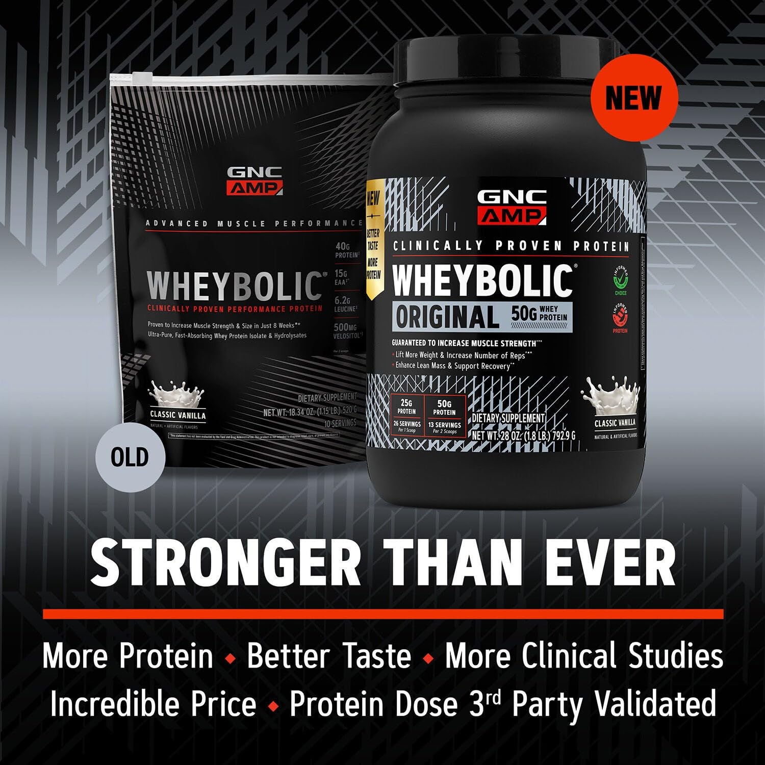 28 oz whey protein tub