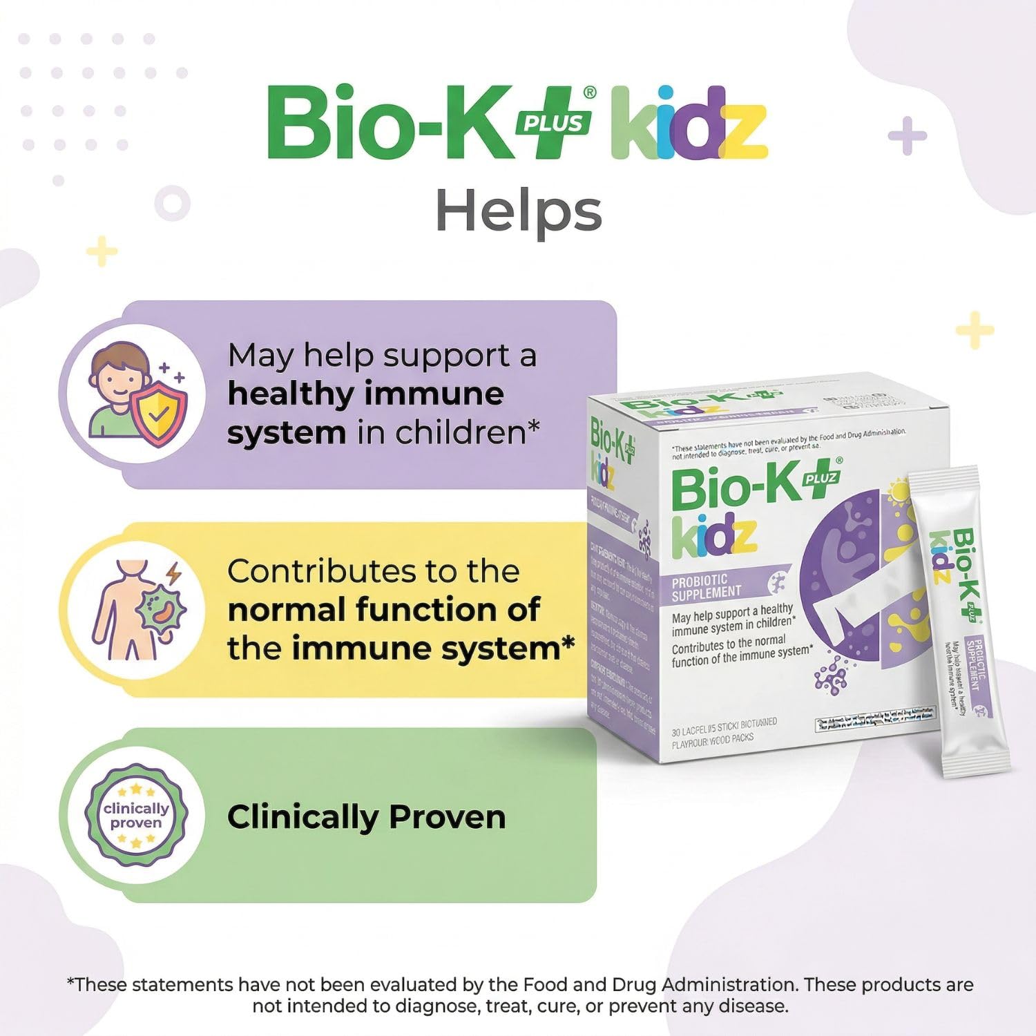 28 packets of kids probiotics