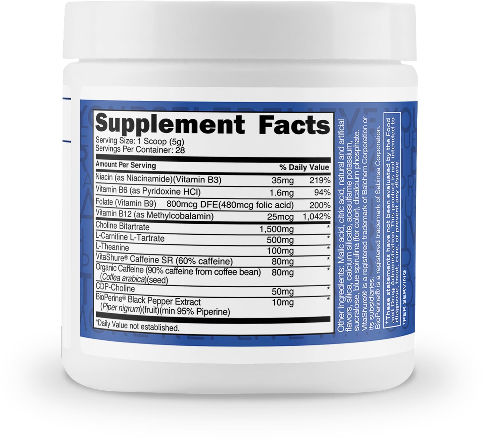 28 servings energy powder