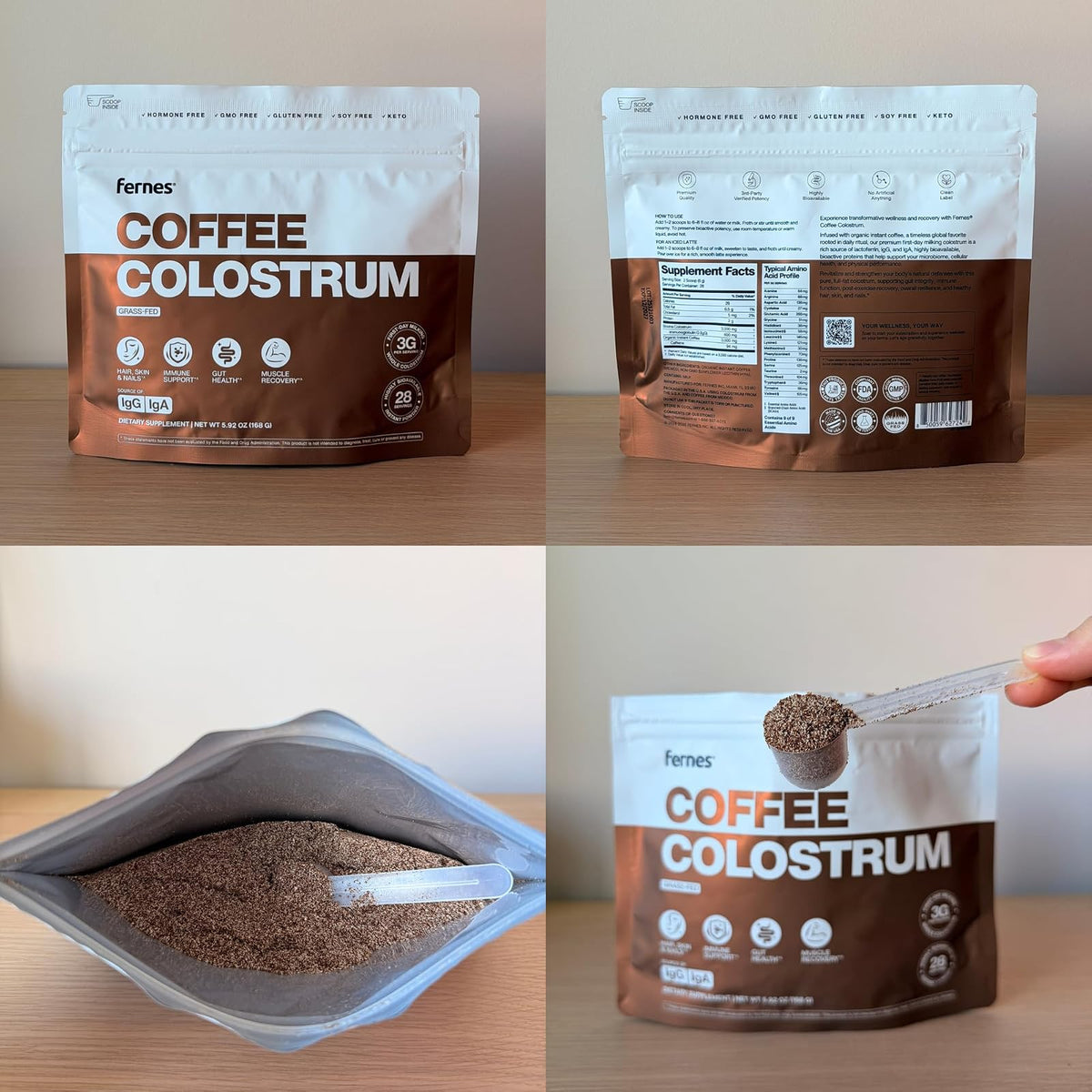 28 servings of coffee colostrum