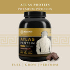 28 servings of delicious chocolate protein
