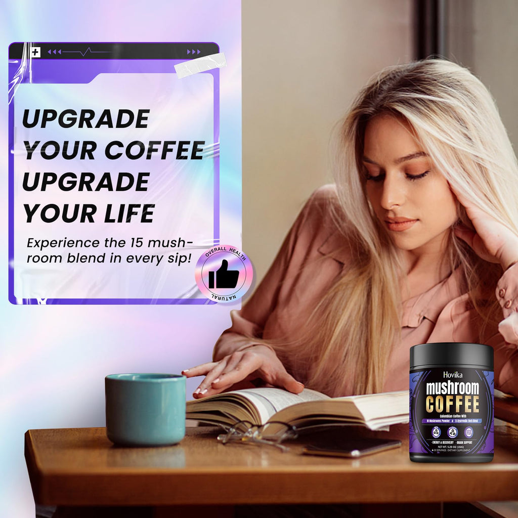 28 servings of instant mushroom coffee