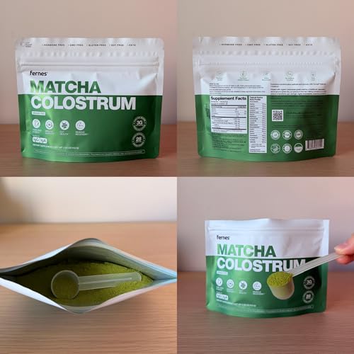 28 servings of matcha colostrum