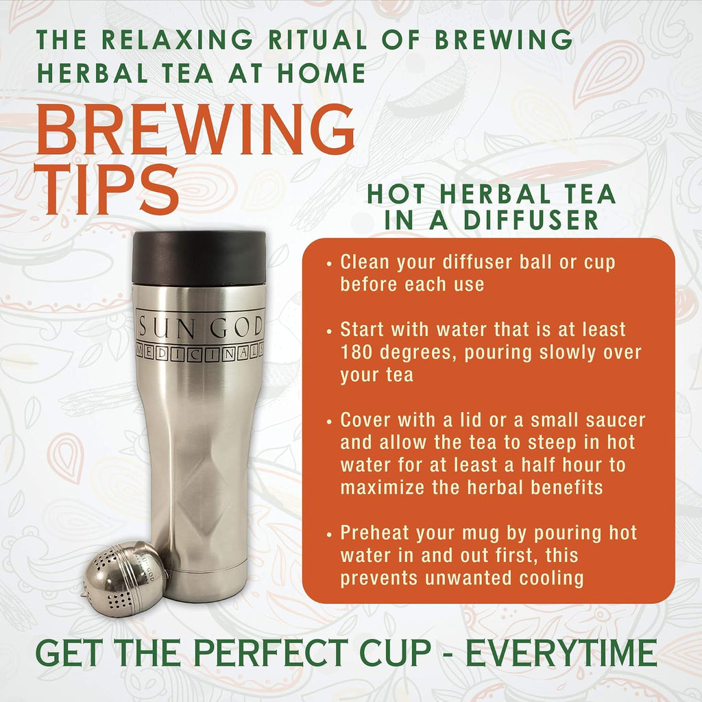 28 servings of organic herbal infusion