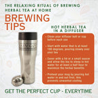 28 servings of organic herbal infusion