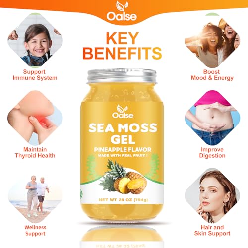 28oz sea moss gel container