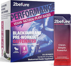 2before blackcurrant pre workout energy boost