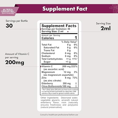 2oz elderberry drops for health