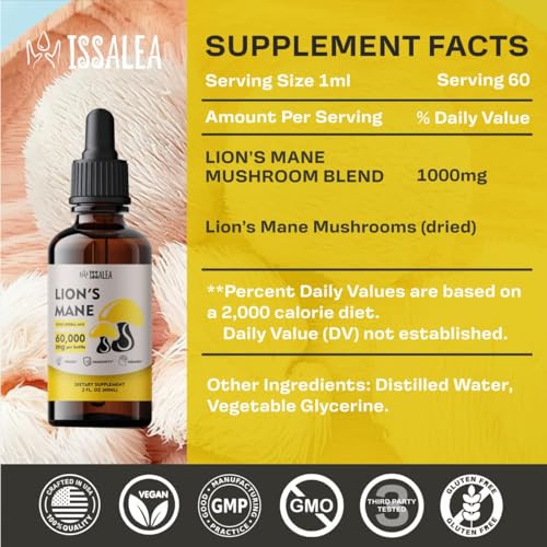 2oz Lion's Mane extract for daily use