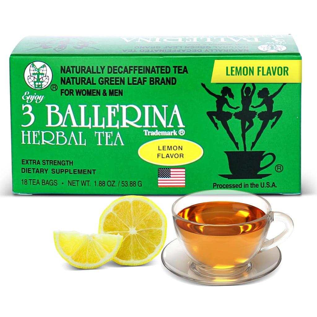 3 Ballerina diet tea lemon flavor