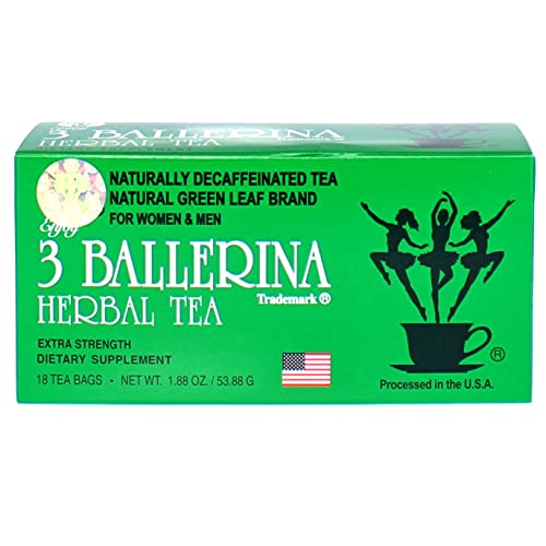 3 Ballerina herbal detox tea bags
