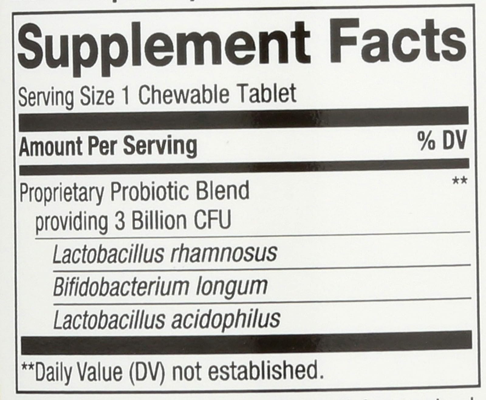 3 billion CFU probiotic benefits