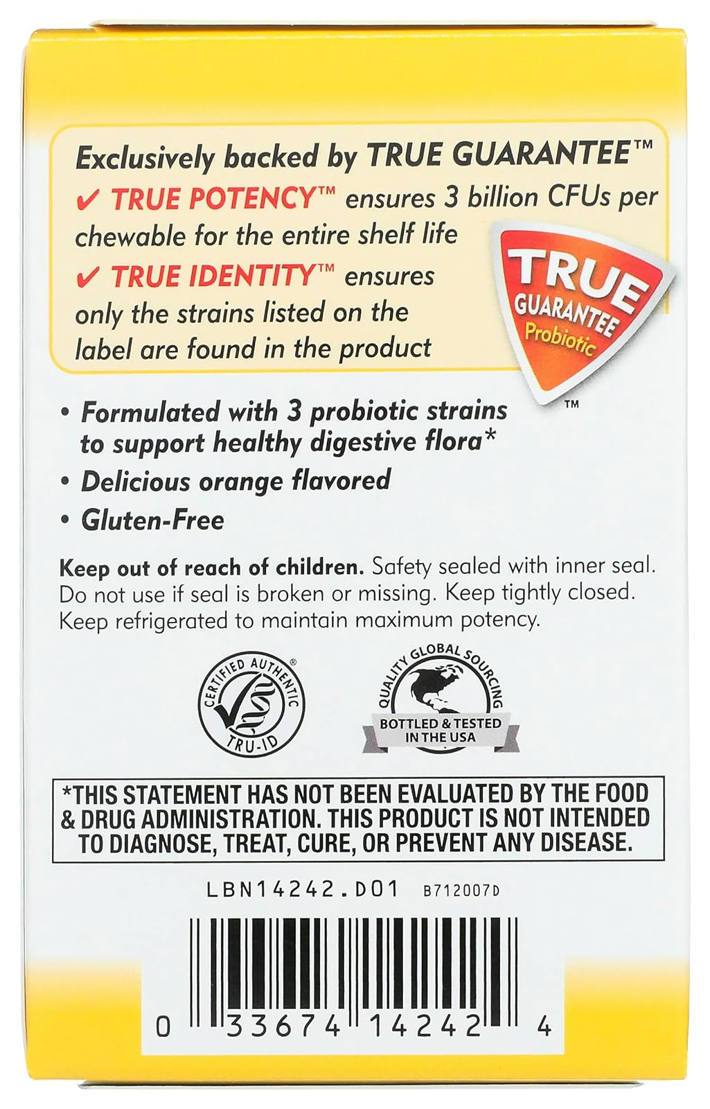 3 billion CFU probiotic for children
