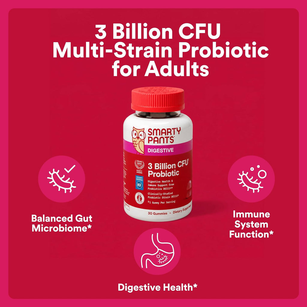 3 billion CFU probiotic gummies for women