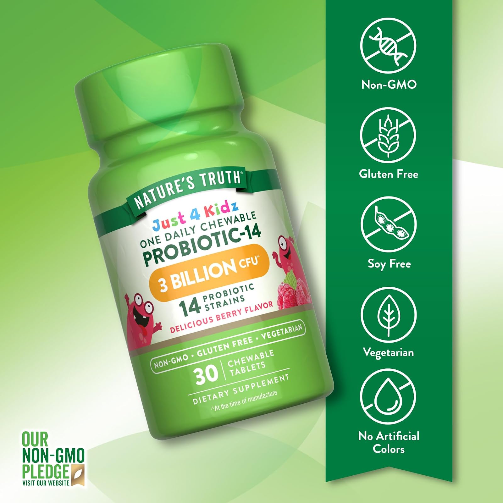 3 billion CFUs probiotic for kids