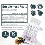 3 bottles of VITRUVIN resveratrol