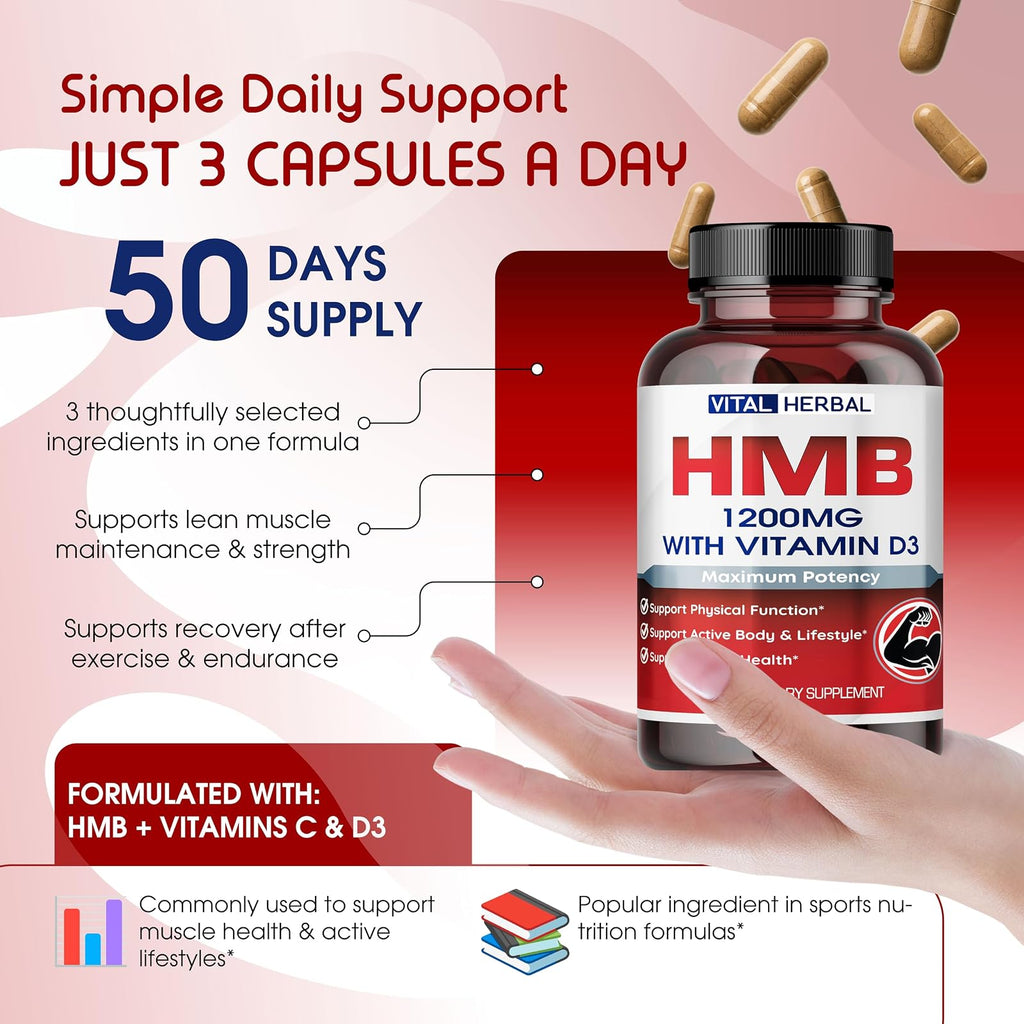 3-in-1 HMB capsules for wellness