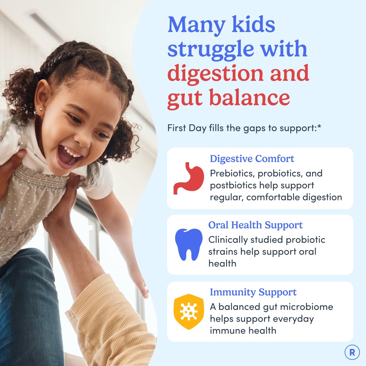 3-in-1 prebiotic and postbiotic