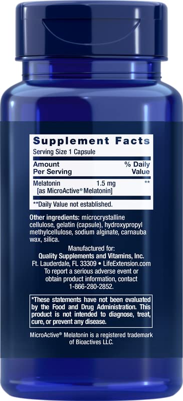 3 mg Melatonin capsules for better sleep