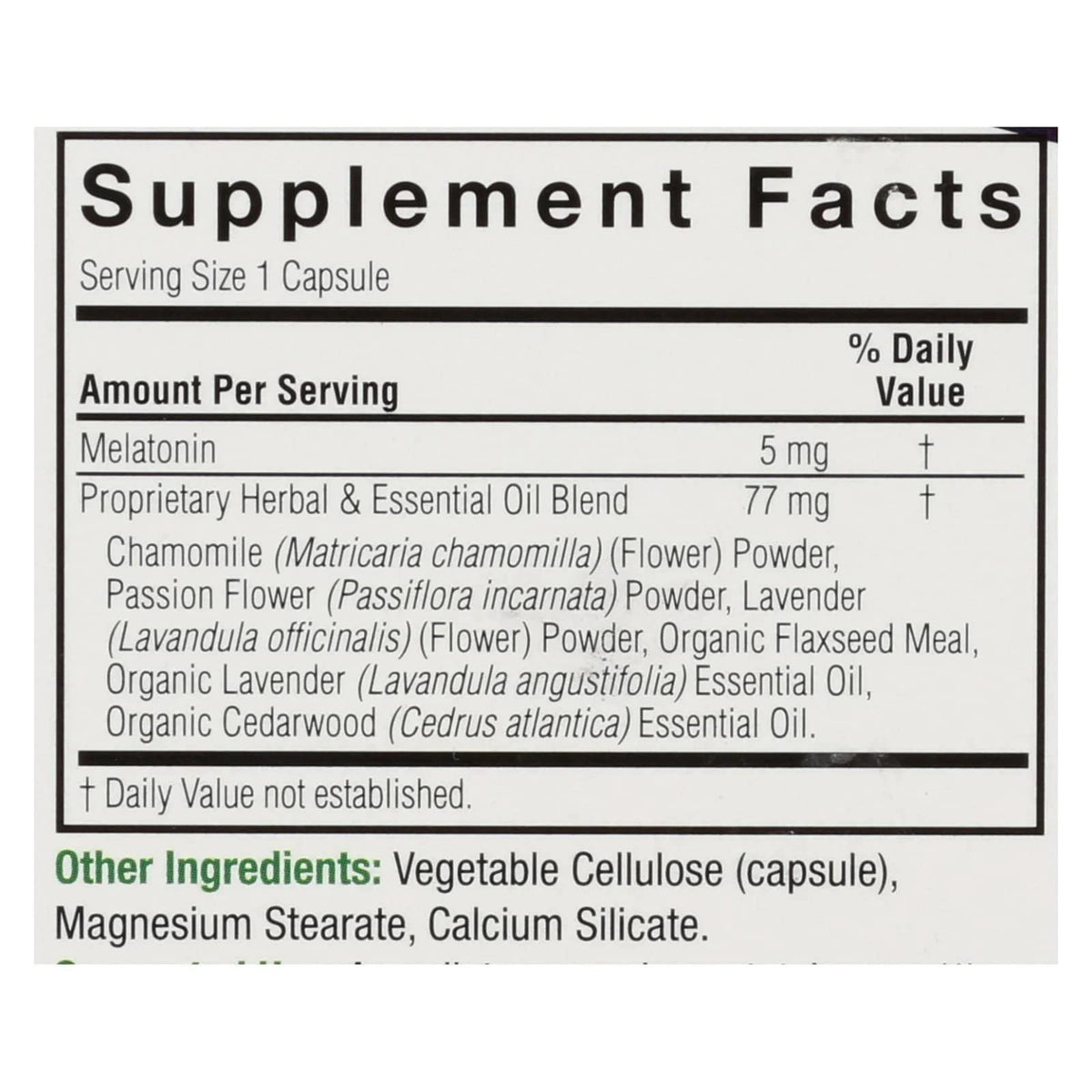 3 mg melatonin capsules for restful sleep