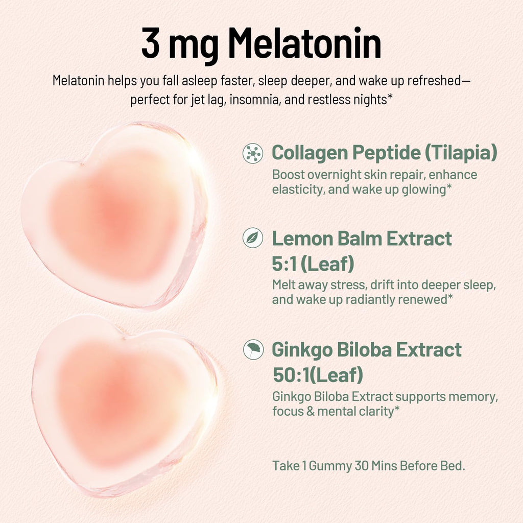 3 mg melatonin for restful nights