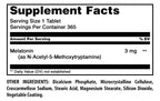 3 mg melatonin for restful nights