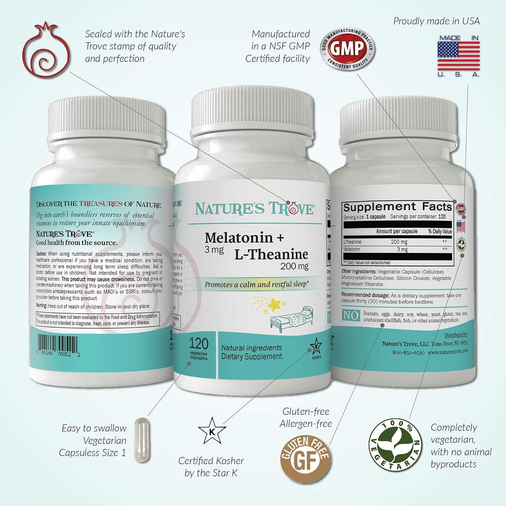 3 mg melatonin for restful nights