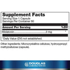 3 mg melatonin for restful nights