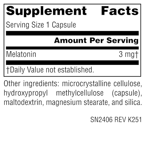 3 mg melatonin for restful sleep