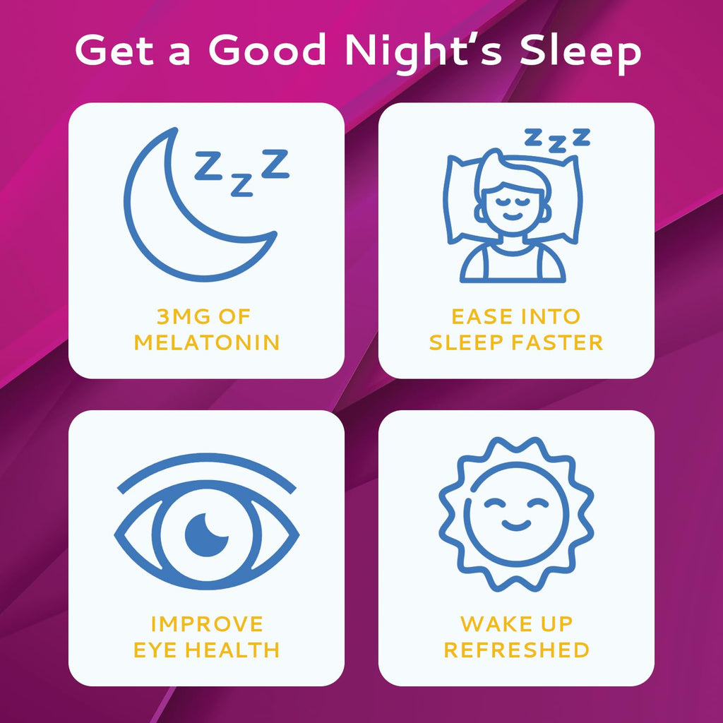 3 mg melatonin for restful sleep