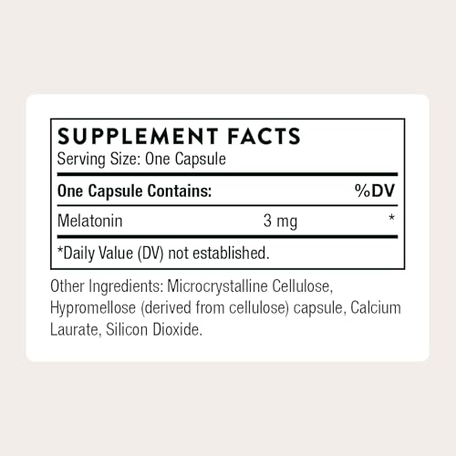 3 mg melatonin for sleep support
