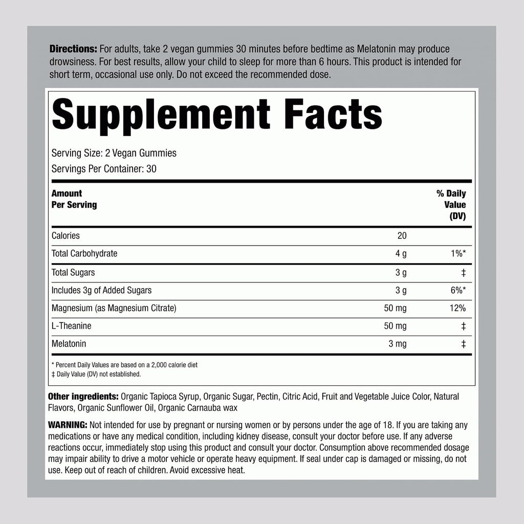 3 mg melatonin gummies for relaxation