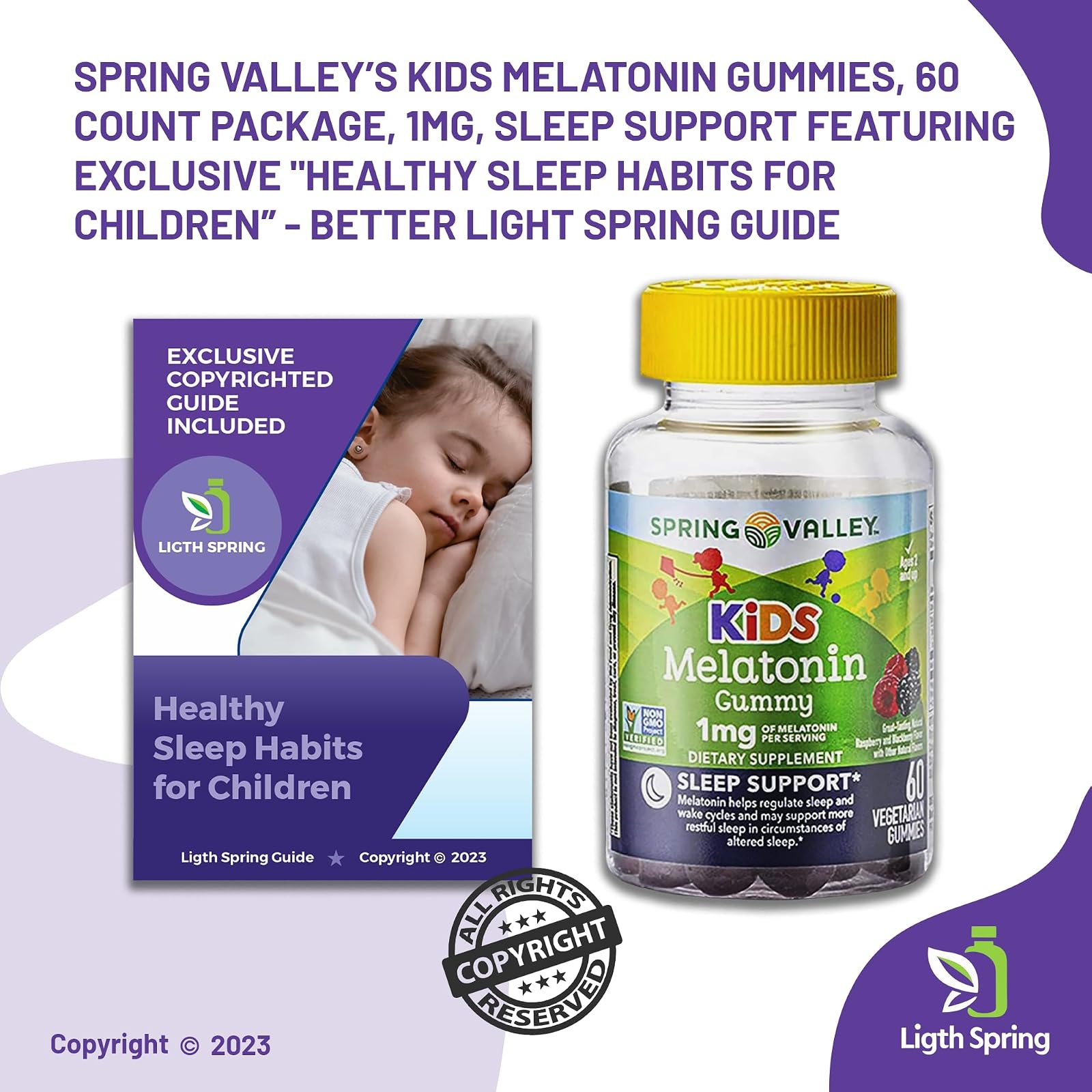 3 mg melatonin sleep aid for children