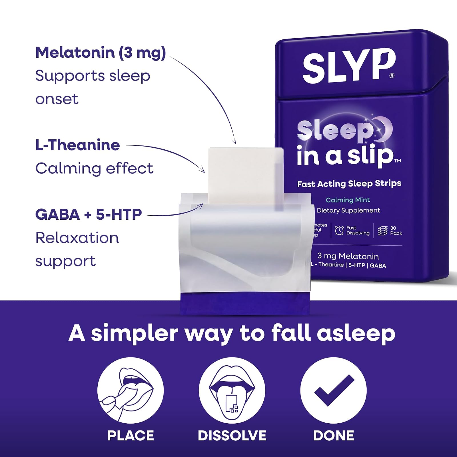 3 mg melatonin strips for relaxation