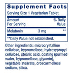 3 mg melatonin tablets for relaxation