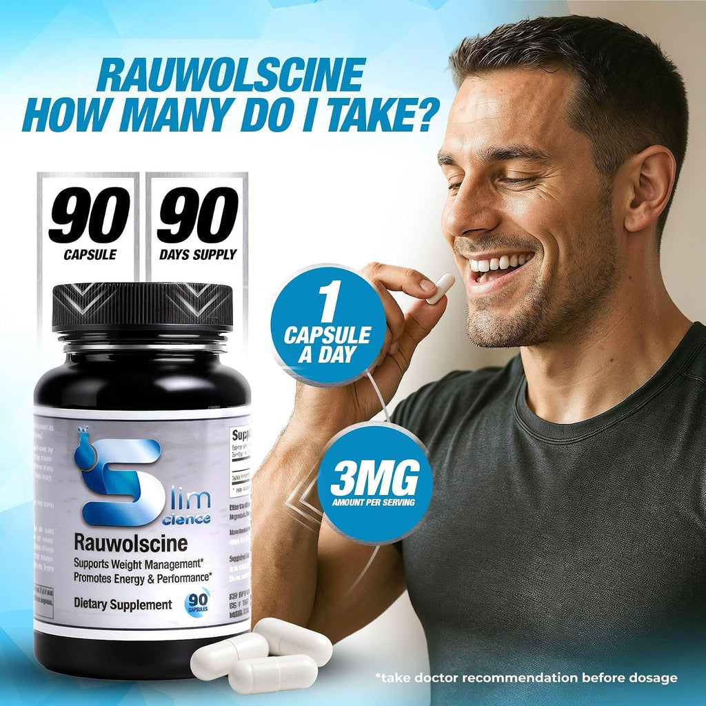 3 mg Rauwolscine multivitamins for weight loss