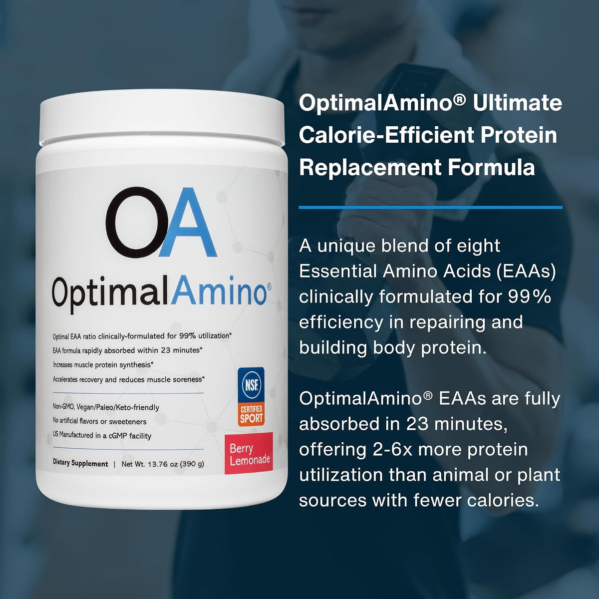 3-month supply of amino acids