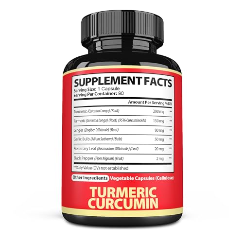 3 month supply of turmeric capsules