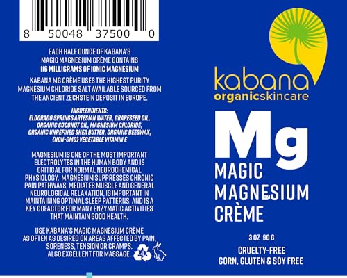 3 oz magnesium cream tube for convenience