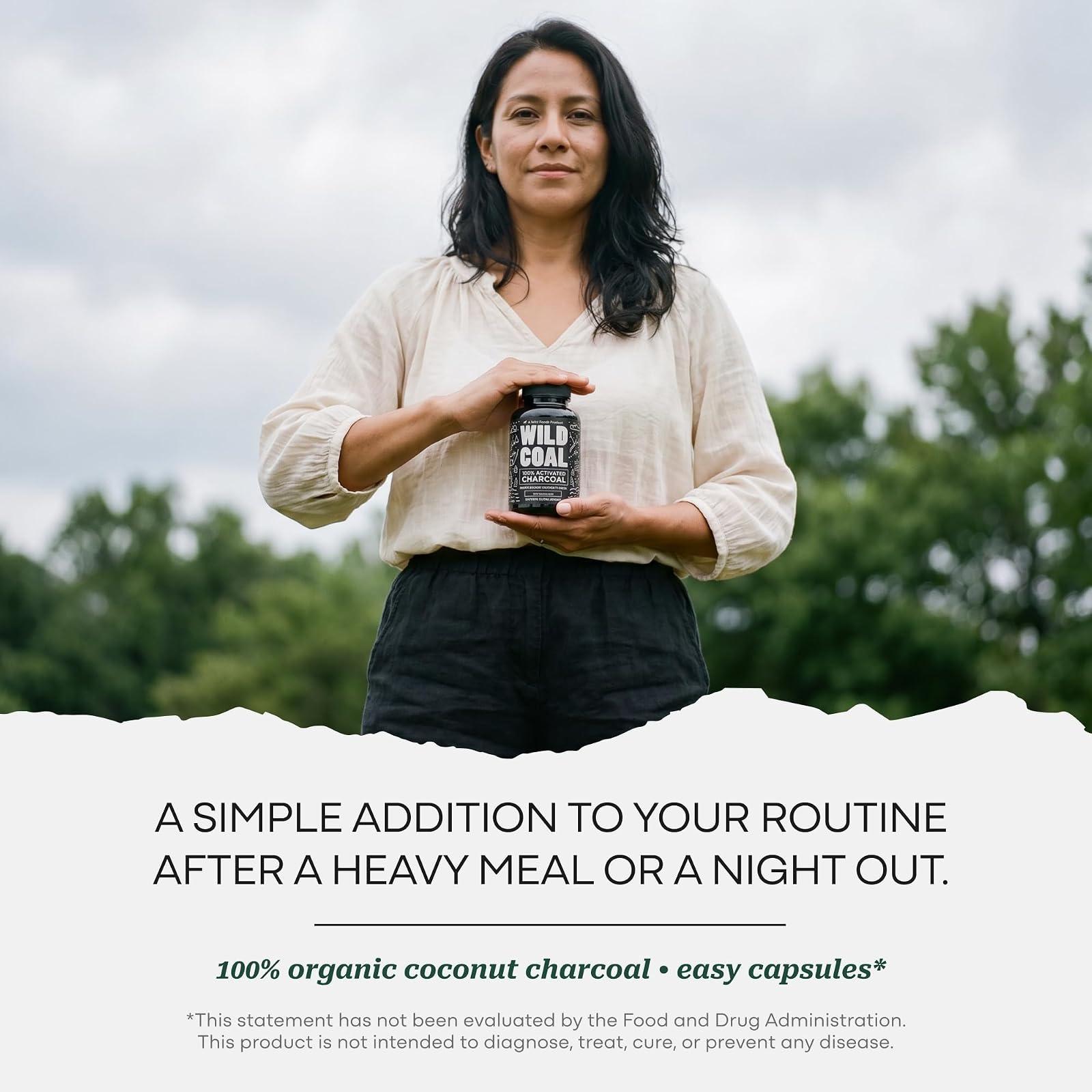 3 pack activated charcoal capsules