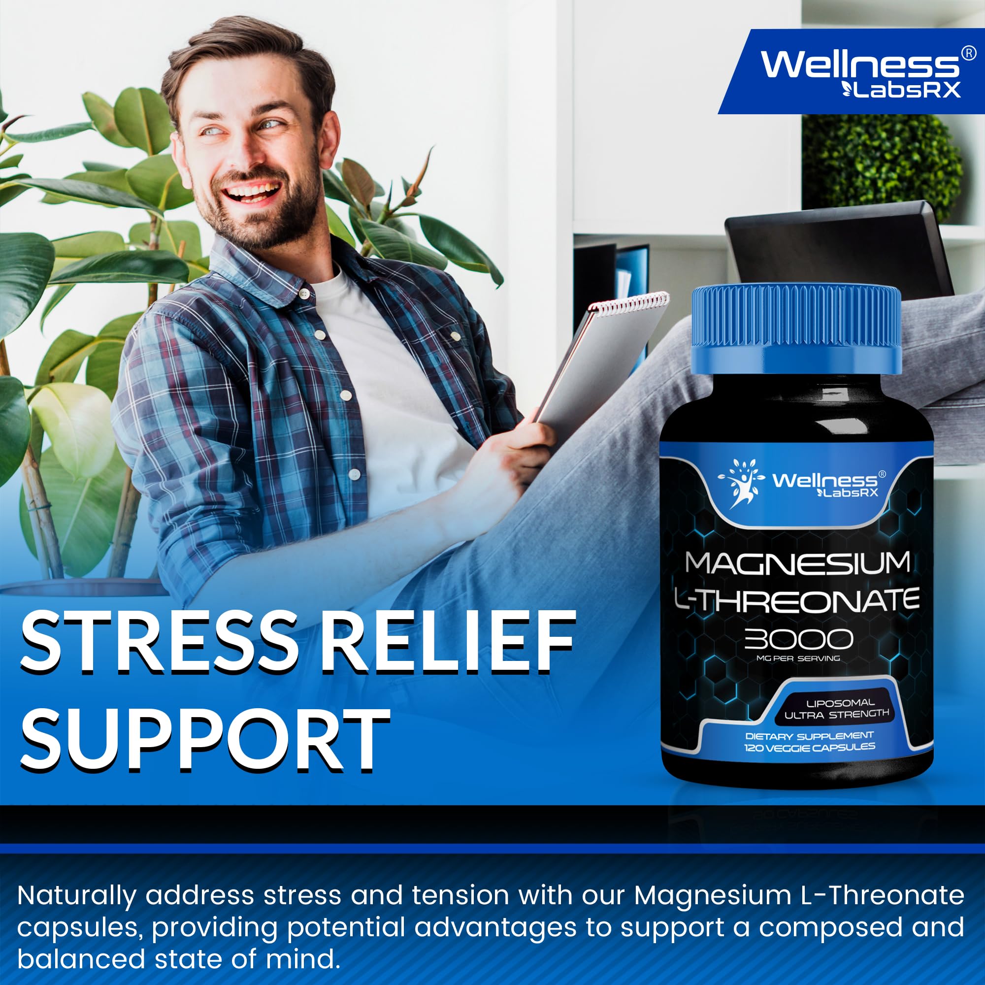 3 pack magnesium capsules for convenience