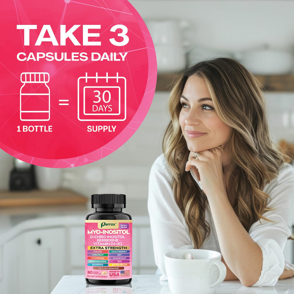 3 pack Myo-Inositol for convenience