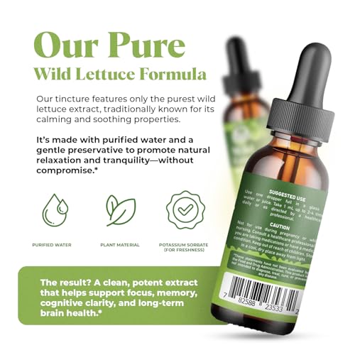 30,000 mg wild lettuce extract
